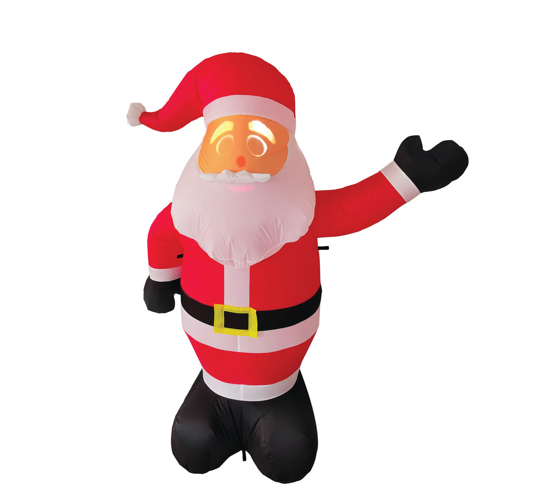 ANIMAT3D SanTek Claus Inflatable Talking Animated 7 Foot Santa Claus w ...
