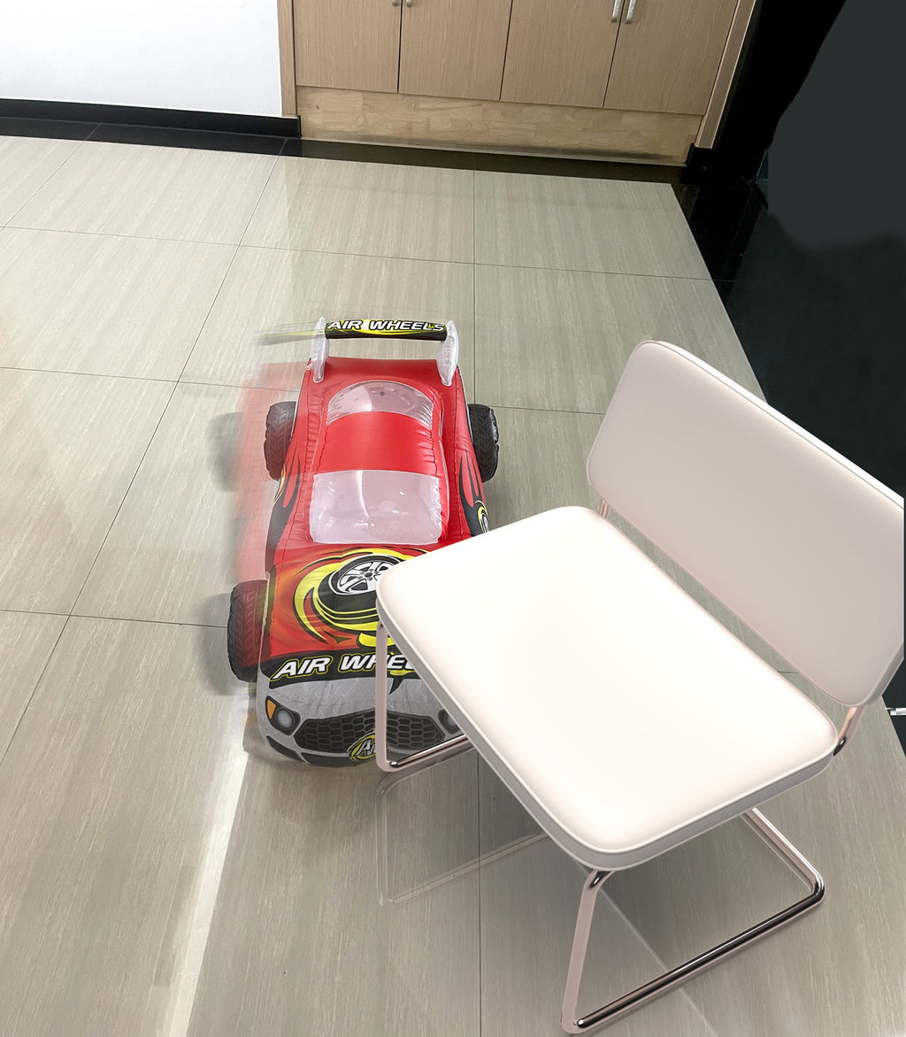 Turbo Twister AirWheels 36" Giant Inflatable RC Car with LED Lights ...